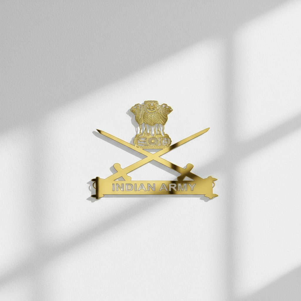 Indian Army Logo Image H.M INDIAN FLAG ATTACHE INDIAN ARMY SYMBOL ON